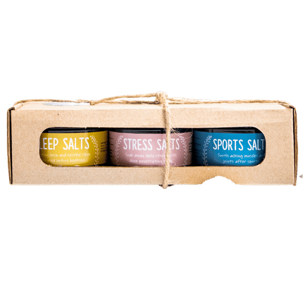 Beyond Wellness Gift Box X 3 Tub Salts - Sleep, Stress, Sports - The ...